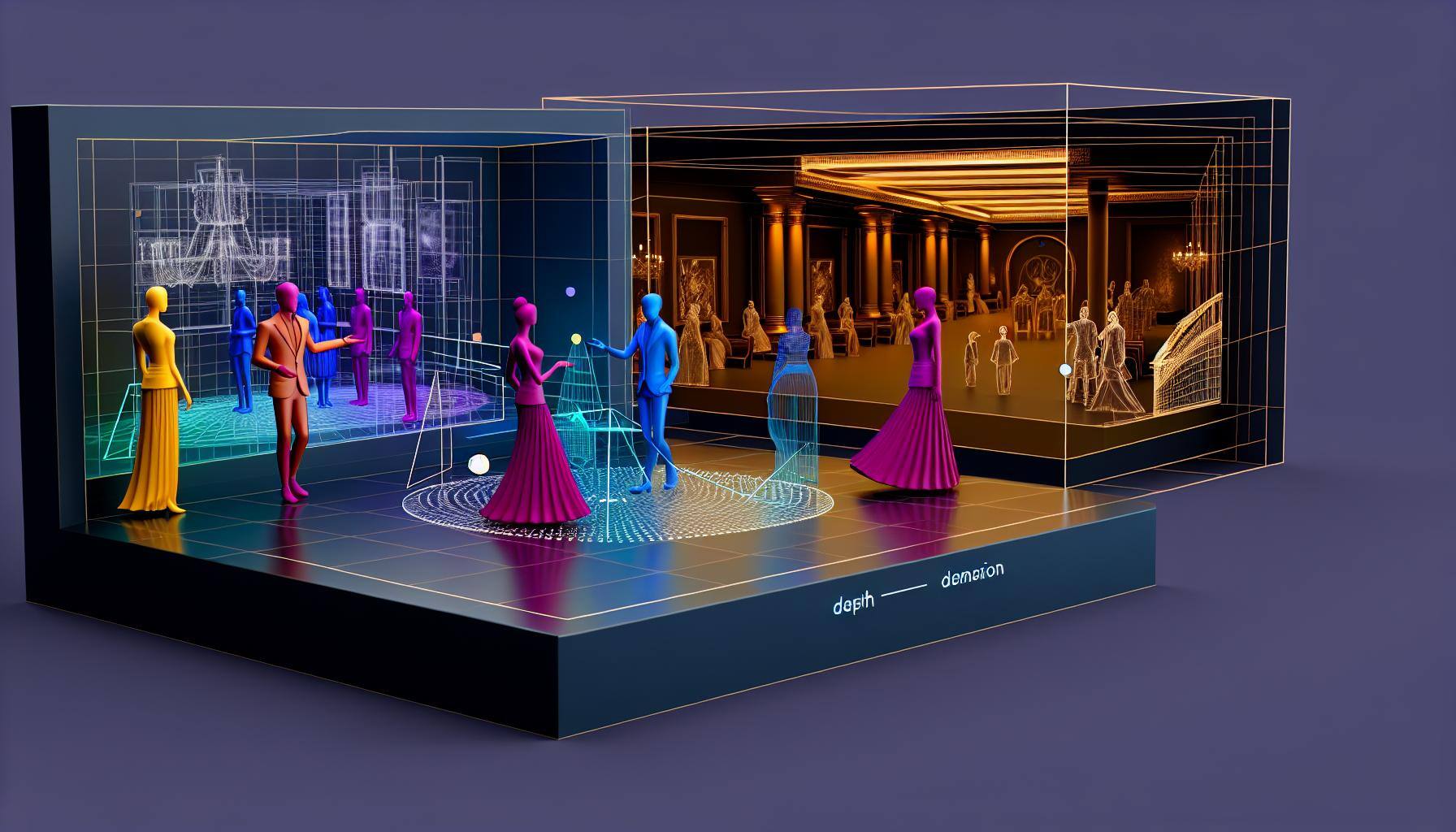 Immersive 3D Animation for Interactive Events